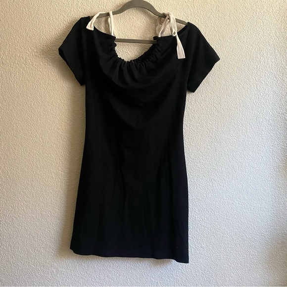 Ports 1961 | Dresses | Portspure Cold Shoulder Mini Dress Black | Poshmark